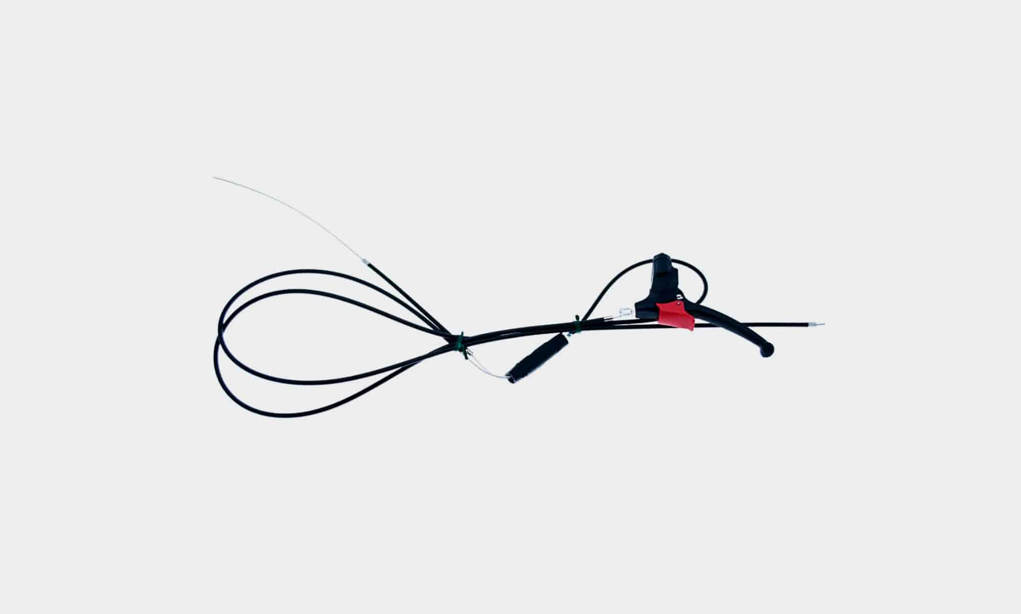 Brake cable, front with splitter and lever - LONDON GREEN CYCLES