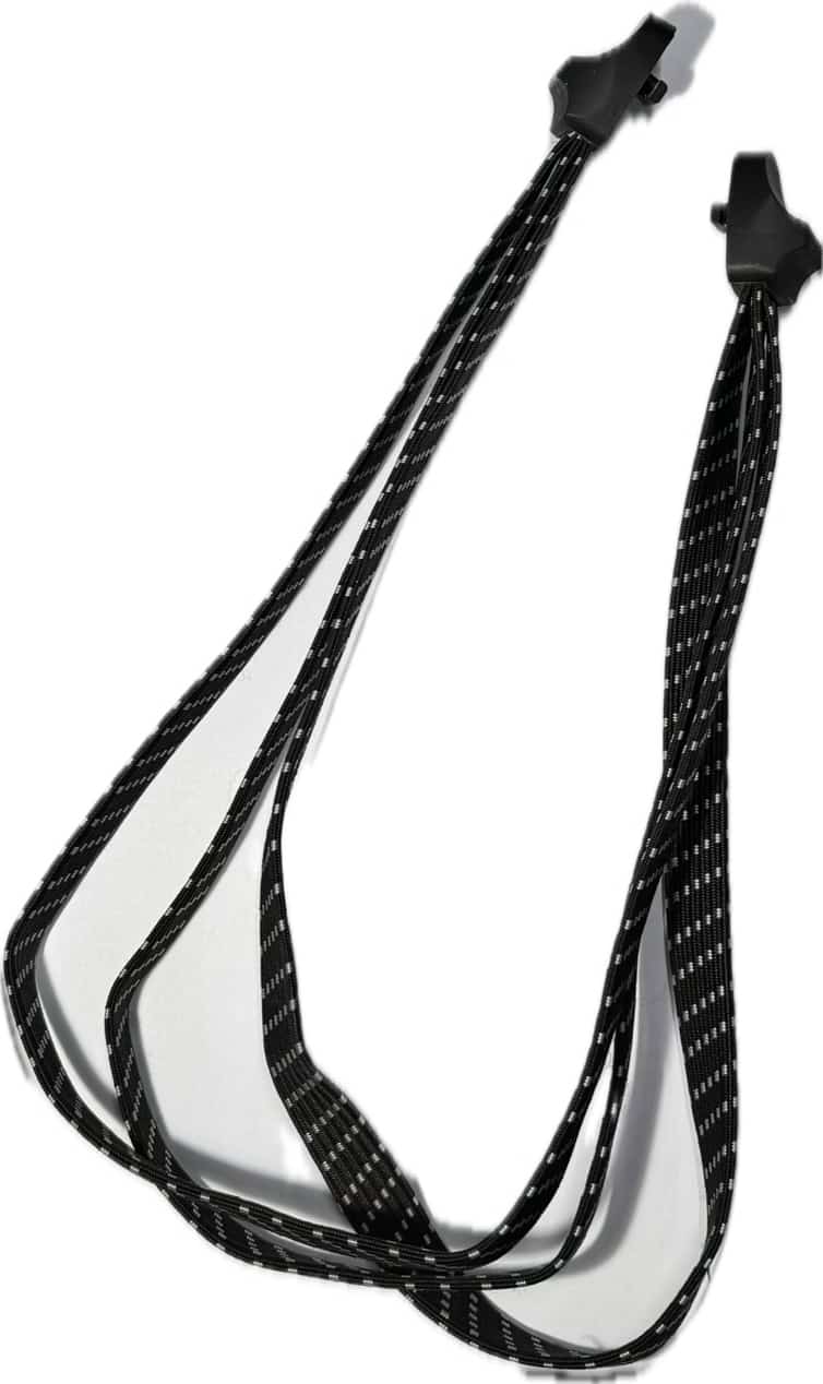 Bakfiets Luggage straps bibia black silver - LONDON GREEN CYCLES